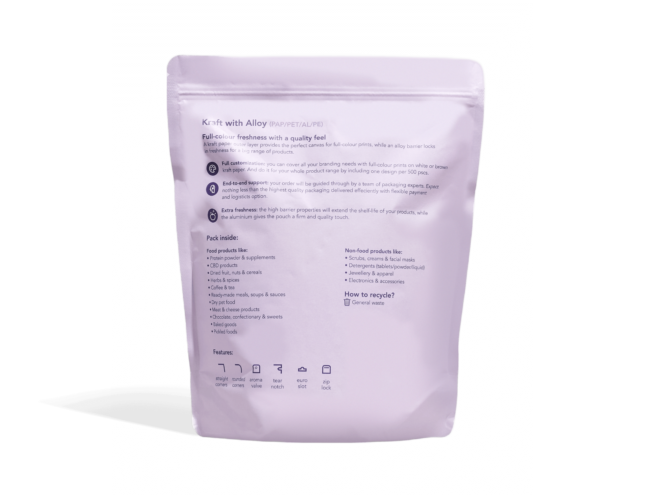 Emballage souple - doypack, stabilo bag et plus