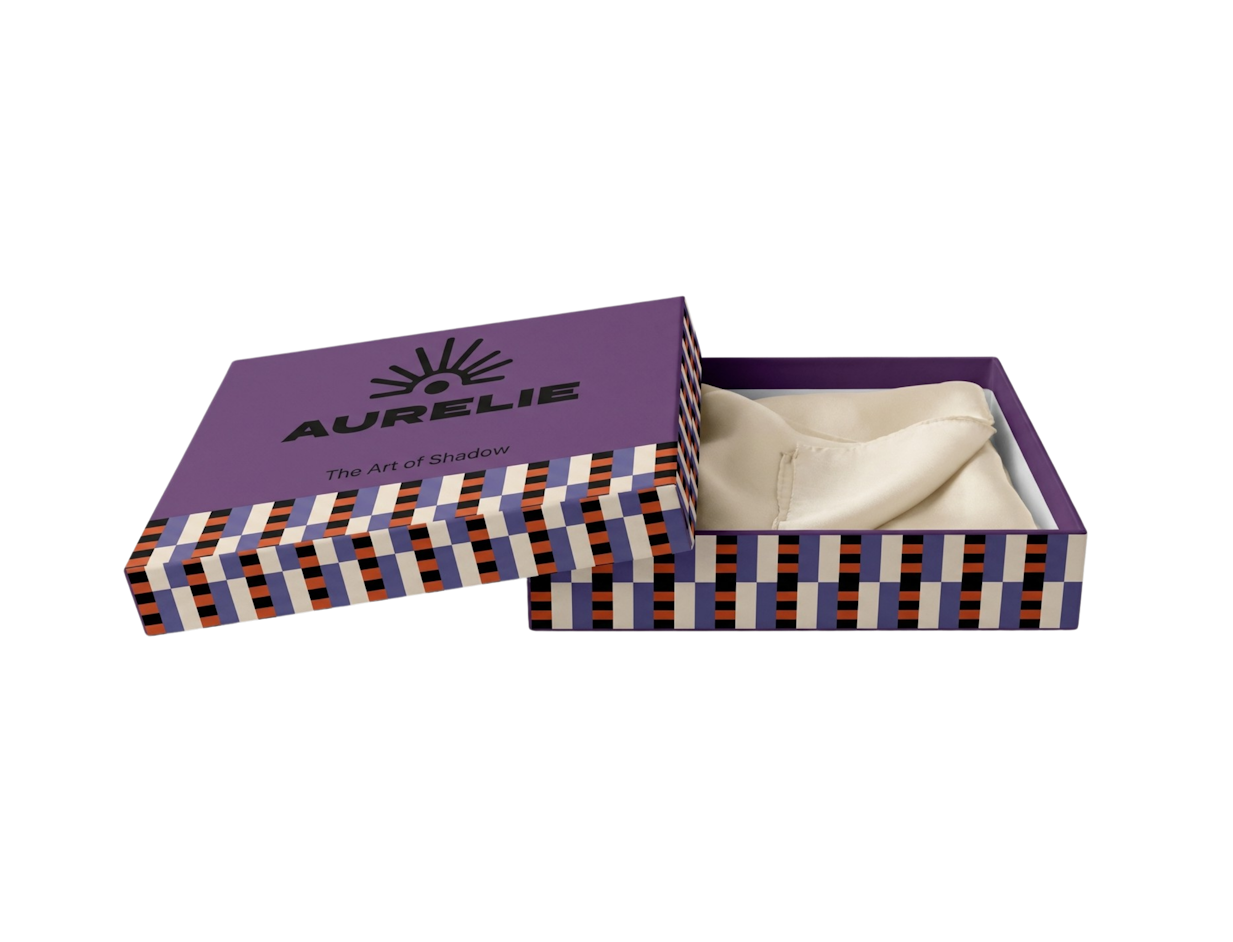 Custom Scarf Rigid Box with Lid